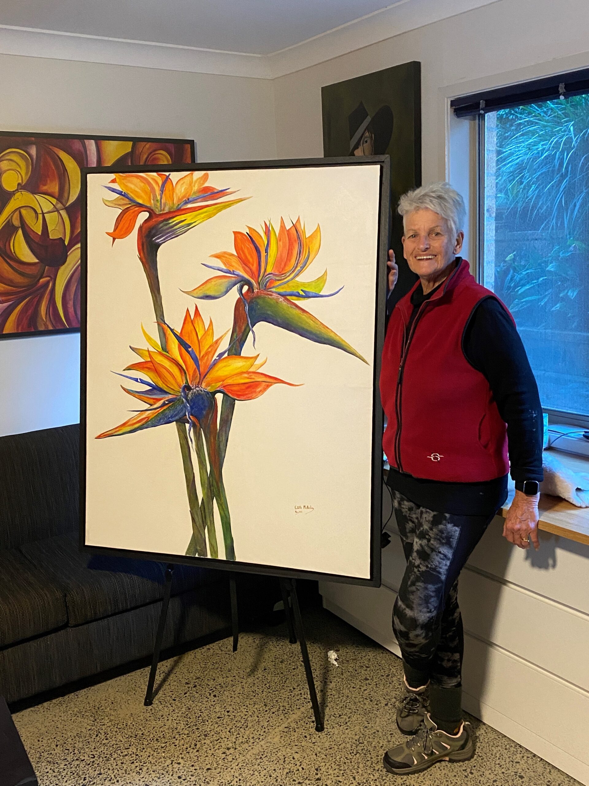 About the Artist - Edith McNally Art